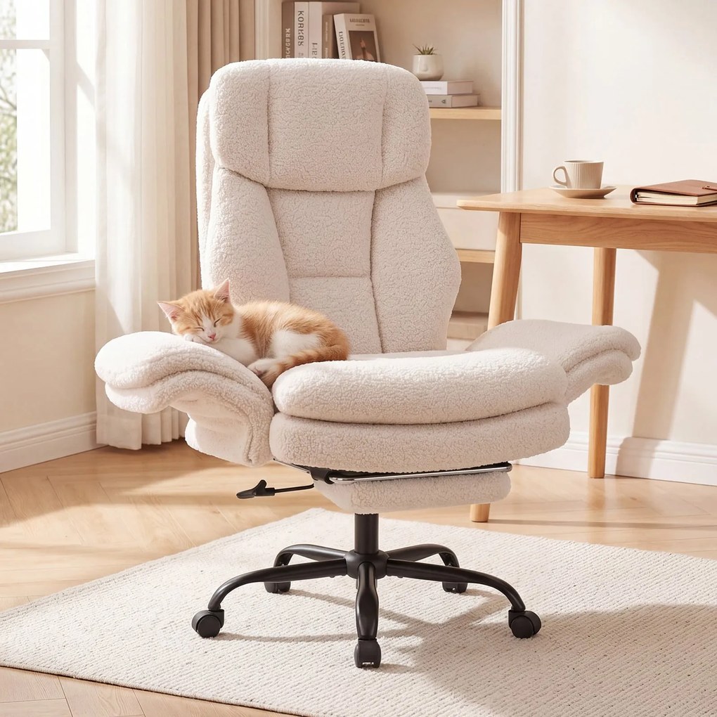 Costway Kancelářské křeslo ergonomické výškově nastavitelné manažerské křeslo