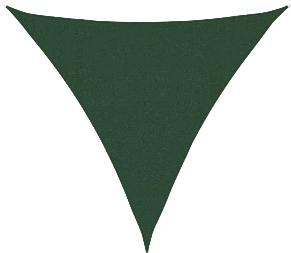 Stínící plachta 160 g/m² tmavě zelená 4,5 x 4,5 x 4,5 m HDPE 311480