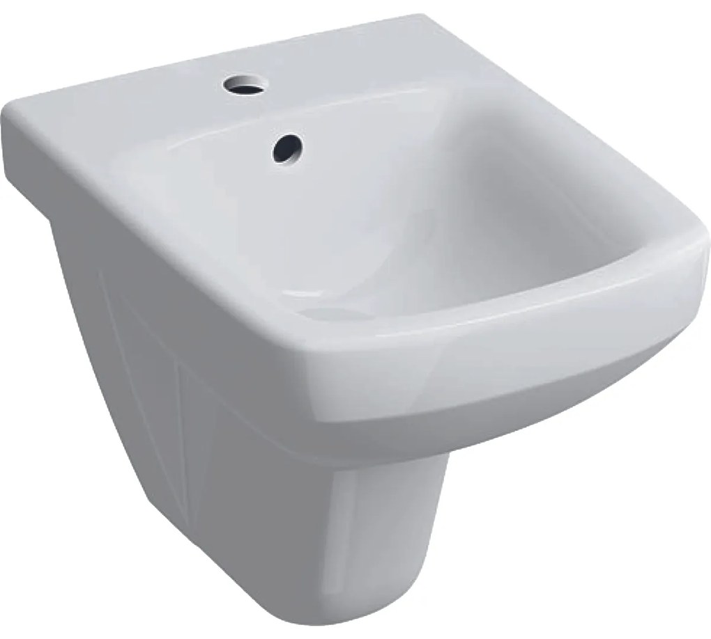 Geberit Selnova Compact - Závěsný bidet, 480x350 mm, bílá 500.272.01.1