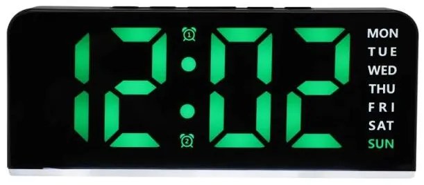 JVD Digitální budík do sítě se zelenými číslicemi JVD SB8033.2