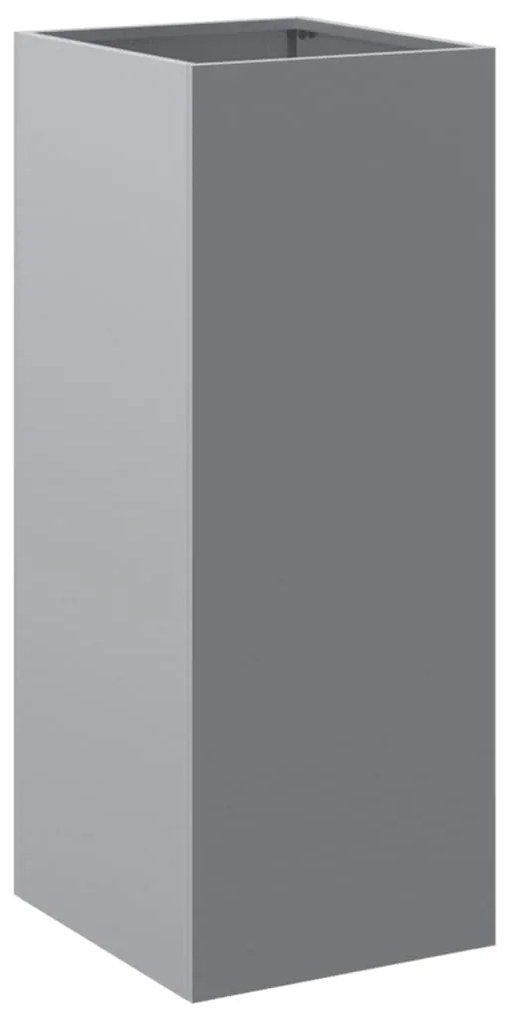 Truhlík stříbrný 32 x 27,5 x 75 cm pozinkovaná ocel - Default Title