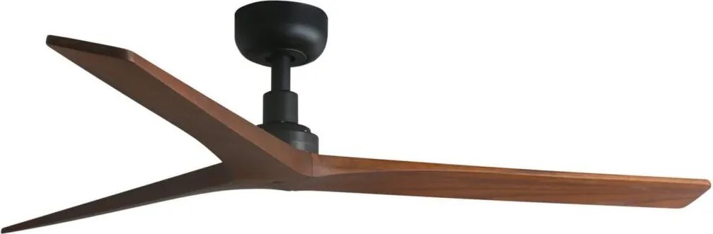 FARO 34277 KLIM M stropní ventilátor, černá/ořech - FARO