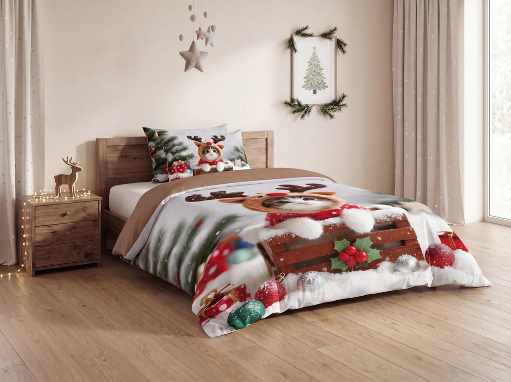 3D povlečení z mikrovlákna RUDOLPH KITTEN barevné Rozměr povlečení: 2 ks 70 x 90 cm | 140 x 200 cm