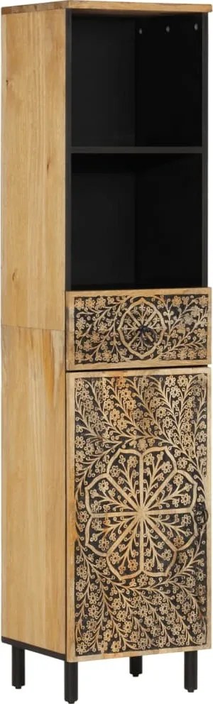 vidaXL Koupelnová skříňka 38 x 33 x 160 cm masivní mangovníkové dřevo [358234]