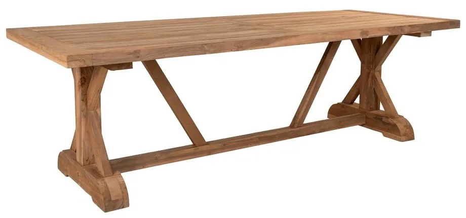 Zahradní jídelní stůl z teakového dřeva 100x240 cm Volos – House Nordic