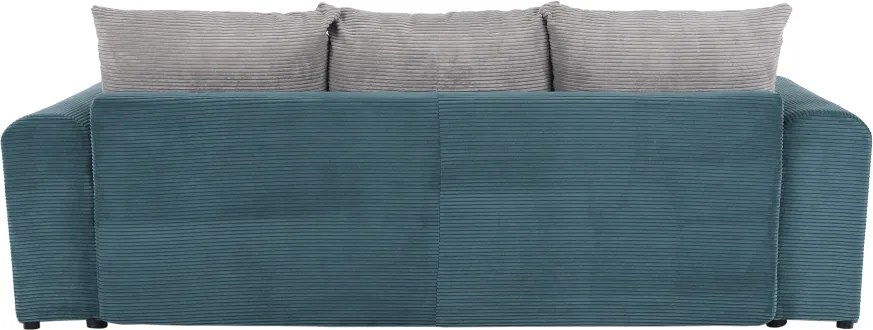 Extra prostorná pohovka, modrá / mentolová / světle šedá, Gilena BIG SOFA