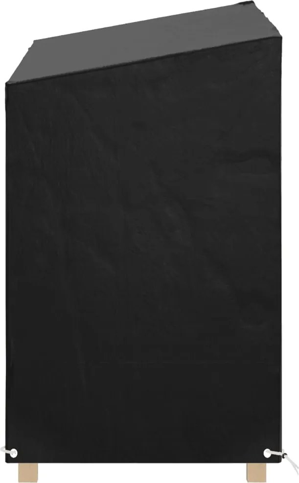 Plachta na zahradní houpačku 8 oček 125 x 90 x 135/165 cm PE 319327