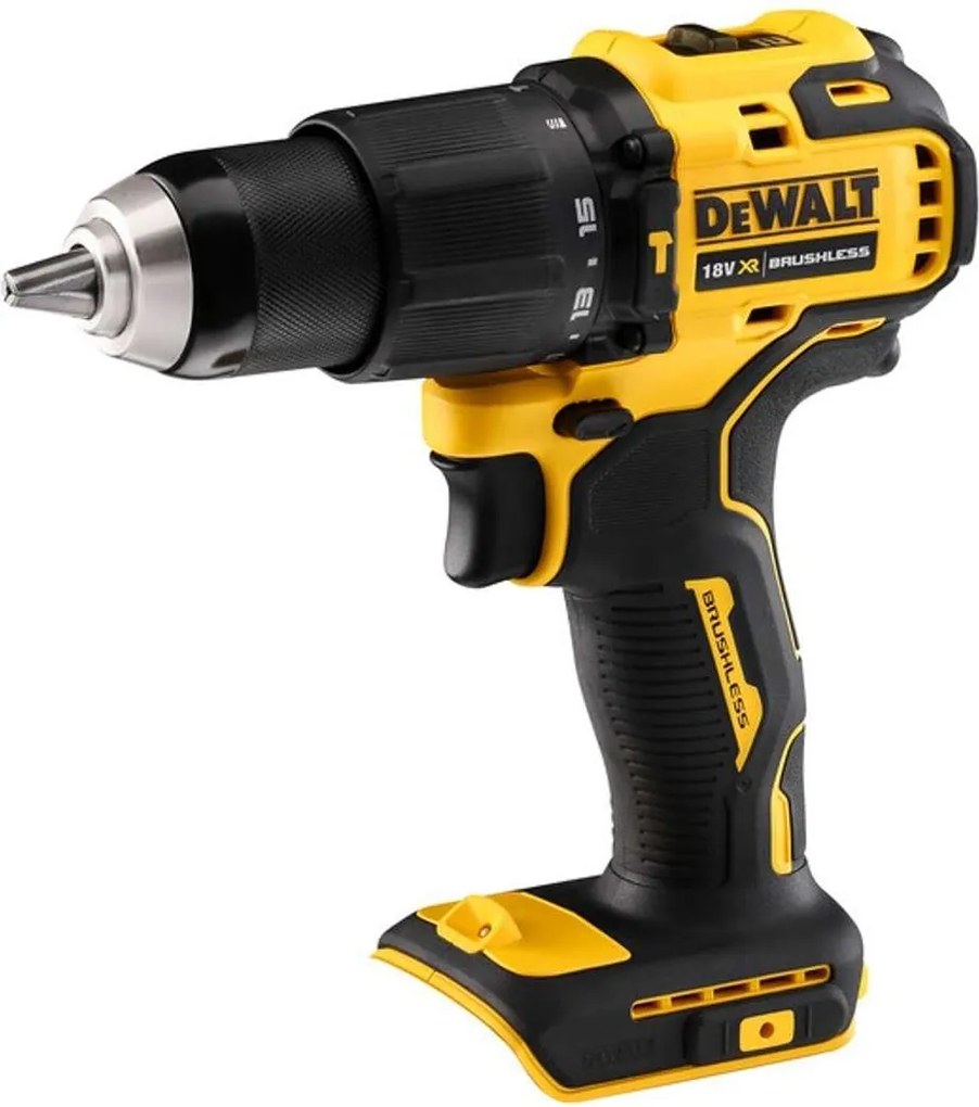 DeWALT - 18V AKU vrtačka s příklepem, bez baterie a nabíječky DCD709N