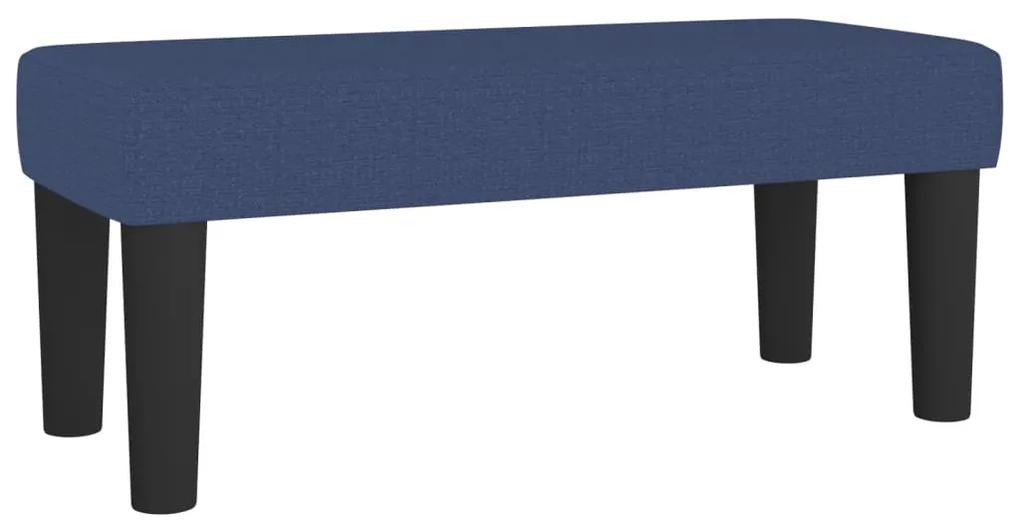 Lavice modrá 70 x 30 x 30 cm textil - Default Title
