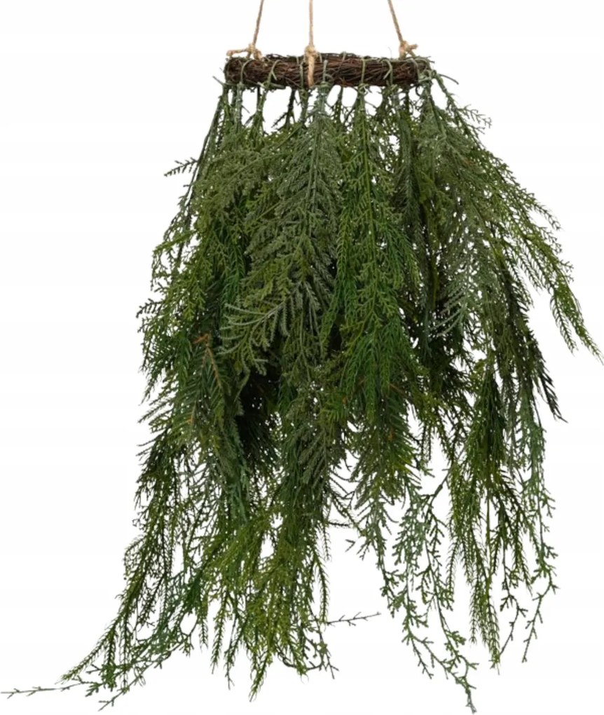 Dekorace Thuja věnec na zavěšení 20x70 cm Homla
