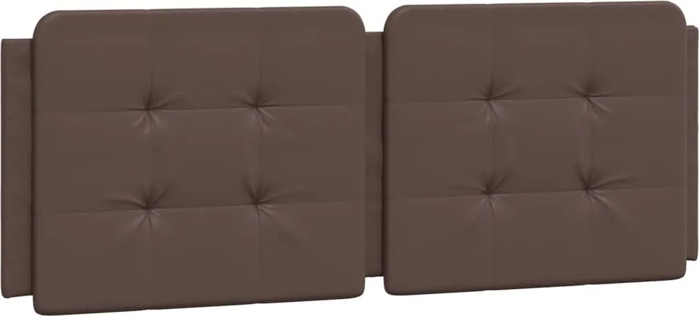 Rám postele bez matrace Zadar hnědá 120 x 200 cm umělá kůže 3208854