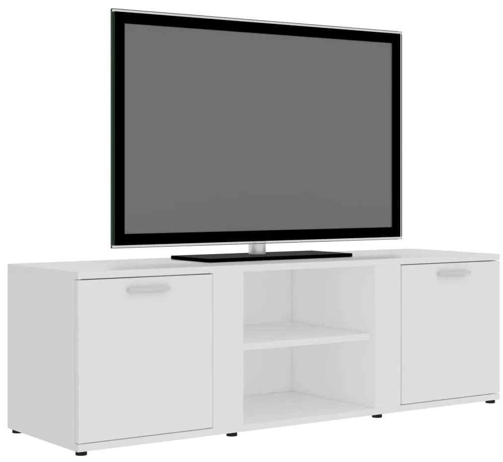 vidaXL Marketos TV stolek bílý 120 x 34 x 37 cm kompozitní dřevo