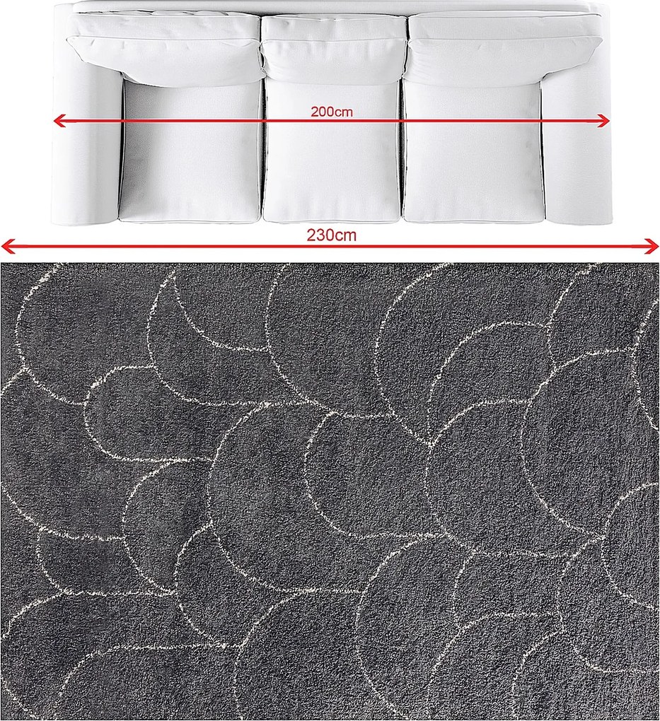 Koberec Royal smoky blue/cream 160x230 cm