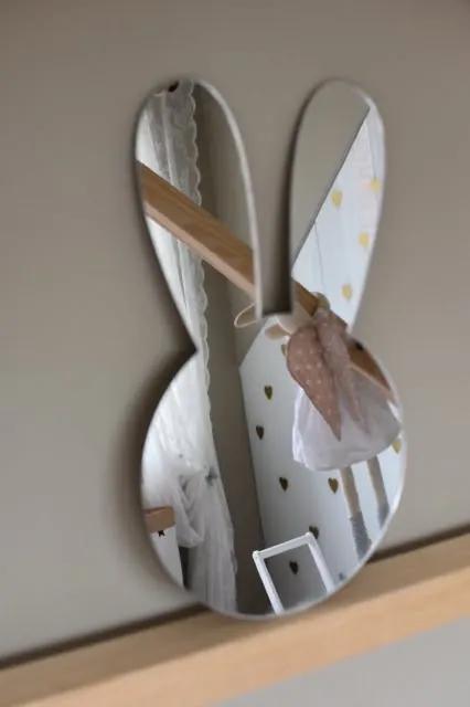 Zrcadlo do dětského pokoje zajíc