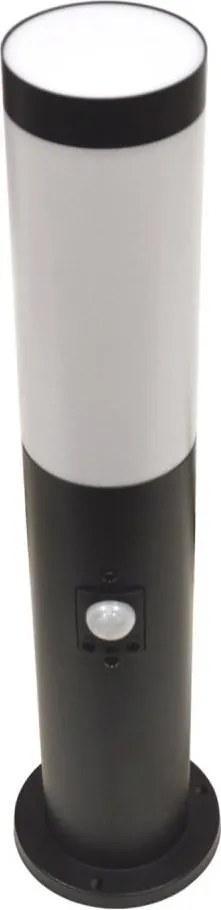 Venkovní lampa se senzorem LOPPA 1xE27/60W/230V 45 cm IP44 černá