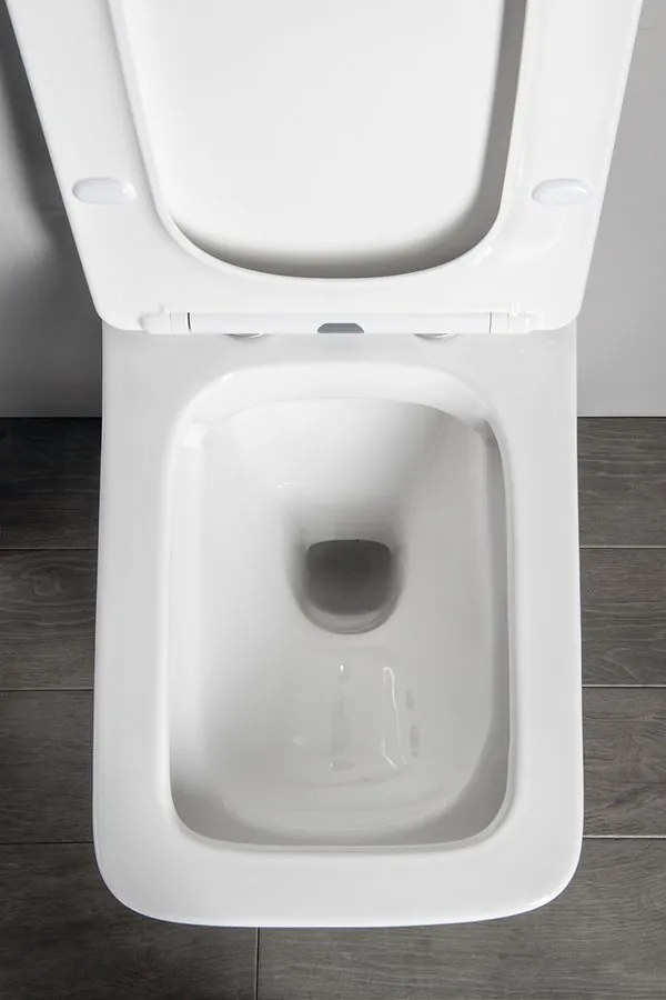 Sapho Sapho, PORTO závěsná WC mísa, Rimless, 36x52 cm, bílá