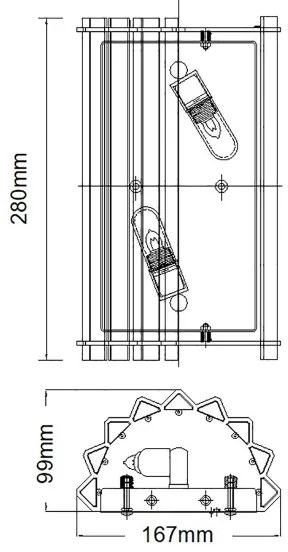 Kichler KL-CRYSTAL-SKYE2 - LED Nástěnné svítidlo CRYSTAL SKYE 2xG9/3W/230V