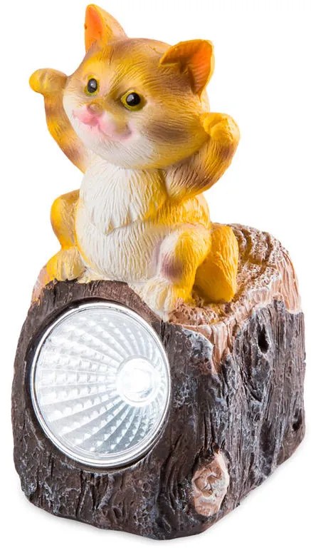 Lampička solární, venkovní, zvířátko, kočka (871125292683)