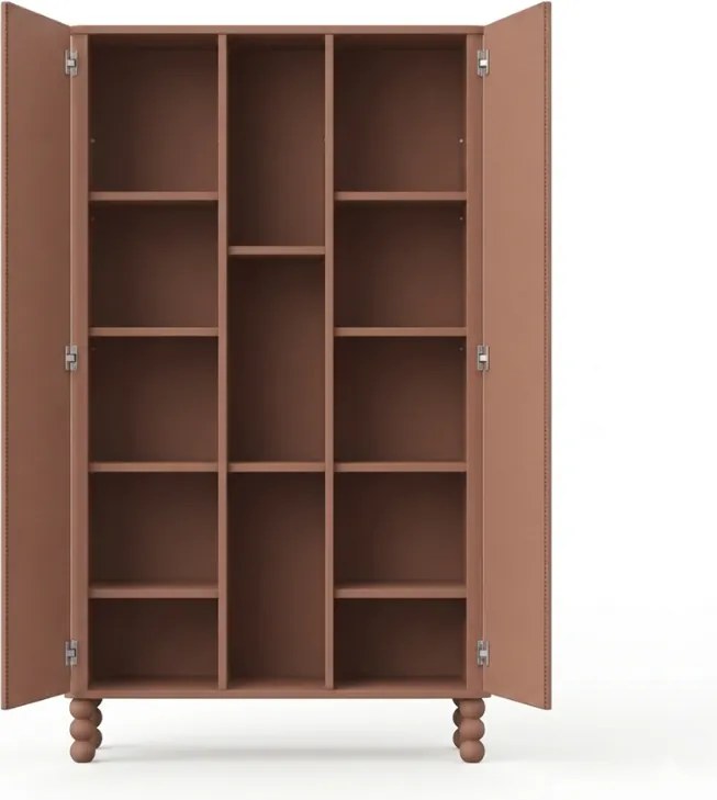 Designová vitrína DOT terakota