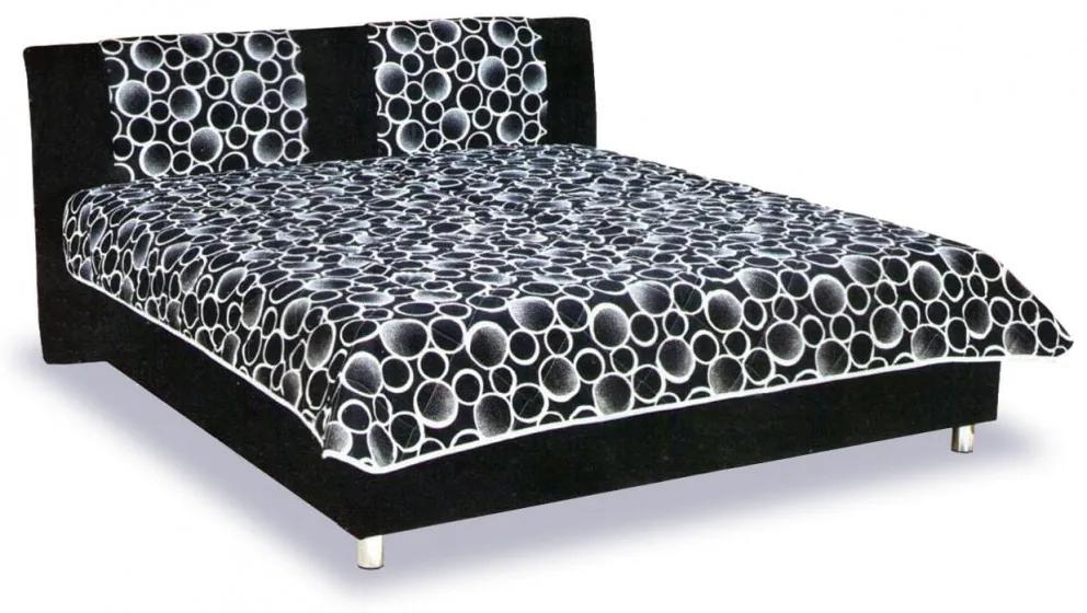 Zvýšená čalouněná postel s úložným prostorem Dajana PROKOND, 160x200 cm