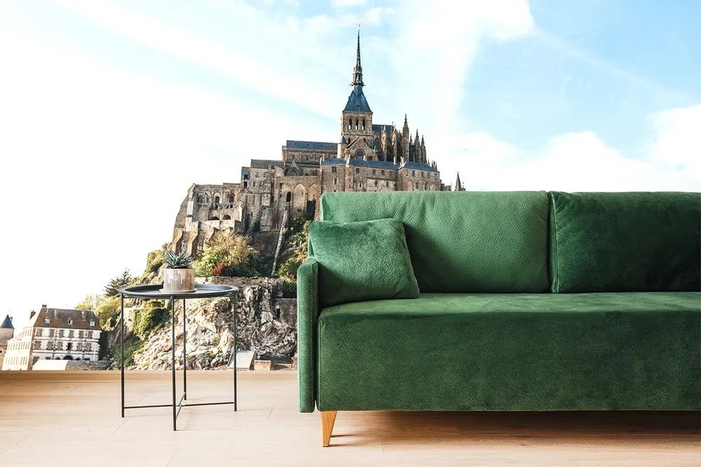 Fototapeta hrad Mont-Saint-Michel - 150x100 cm