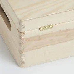 Zeller úložný box s víkem dřevěný, 30x20x14cm