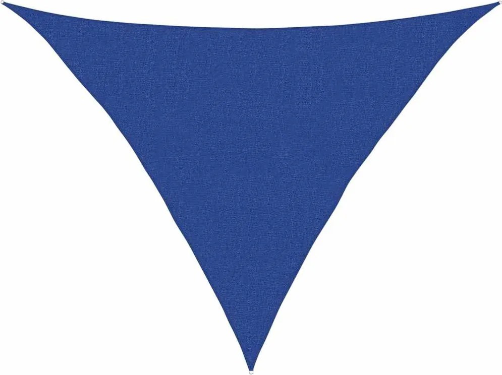 Stínící plachta 160 g/m² modrá 2,5 x 2,5 x 3,5 m HDPE 311526