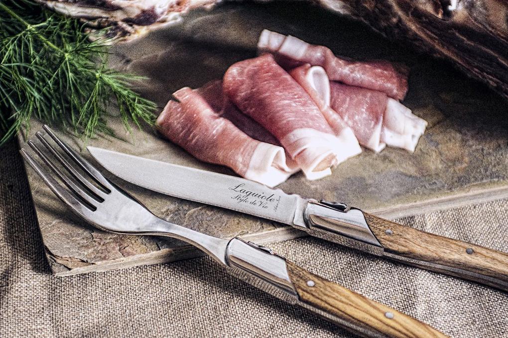 Style de Vie Steakové nože Laguiole Luxury Ostatní: dřevěná rukojeť