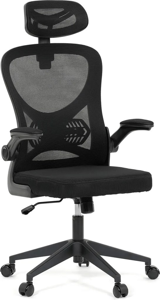 Ergonomická kancelářská židle ALEXANDRE - černá síťovina