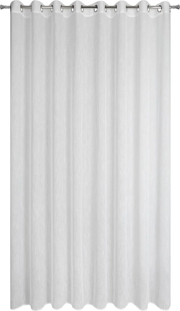 ZÁCLONA NA KROUŽCÍCH CARLA 300 CM X 250 CM CM BÍLÁ
