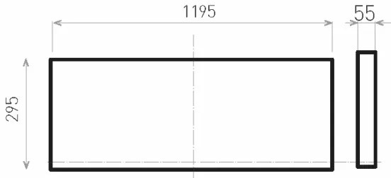 LED Přisazený panel ILLY LED/36W/230V
