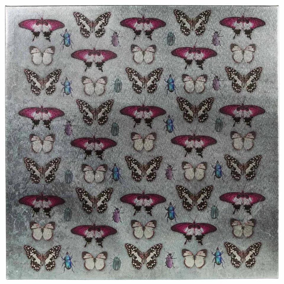 Arthouse Metalický obraz na plátně - Kyasha Butterflies