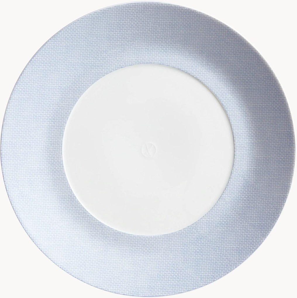 Ručně vyrobené mělké talíře z porcelánu Cosmopolitan, 2 ks