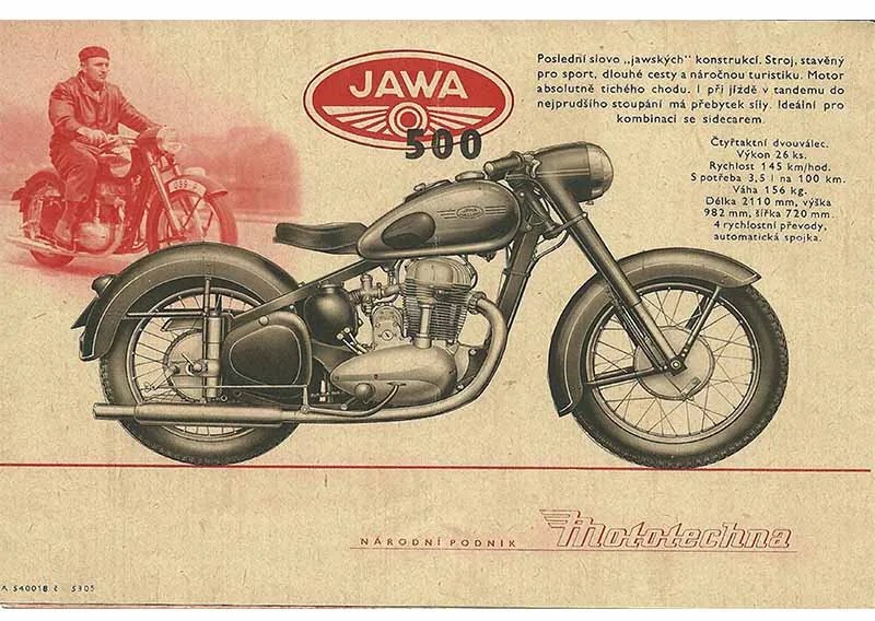 Cedule JAWA 500