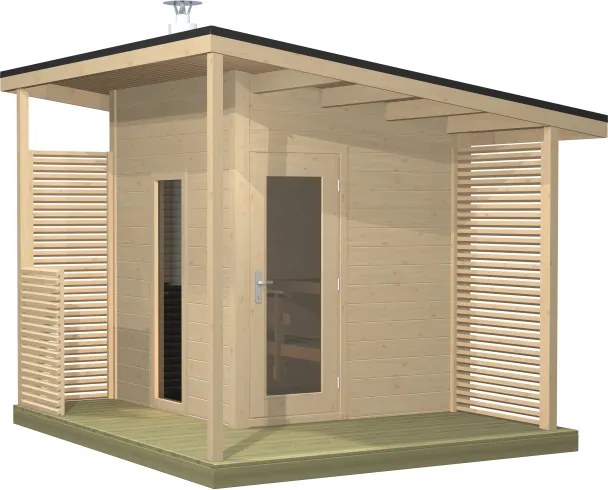 Venkovní sauna Harvia Solide Compact