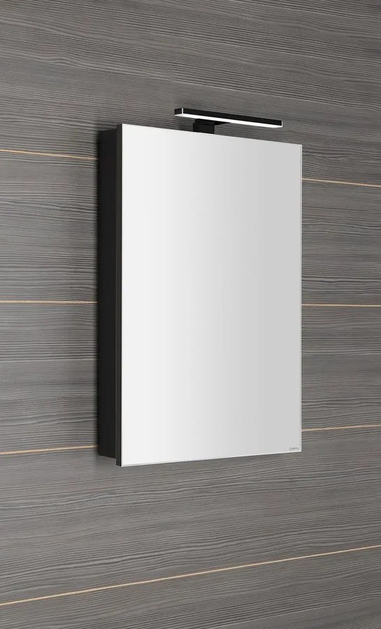 Sapho Sapho, GRETA galerka s LED osvětlením, 50x70x14cm, černá mat, GR055-0035