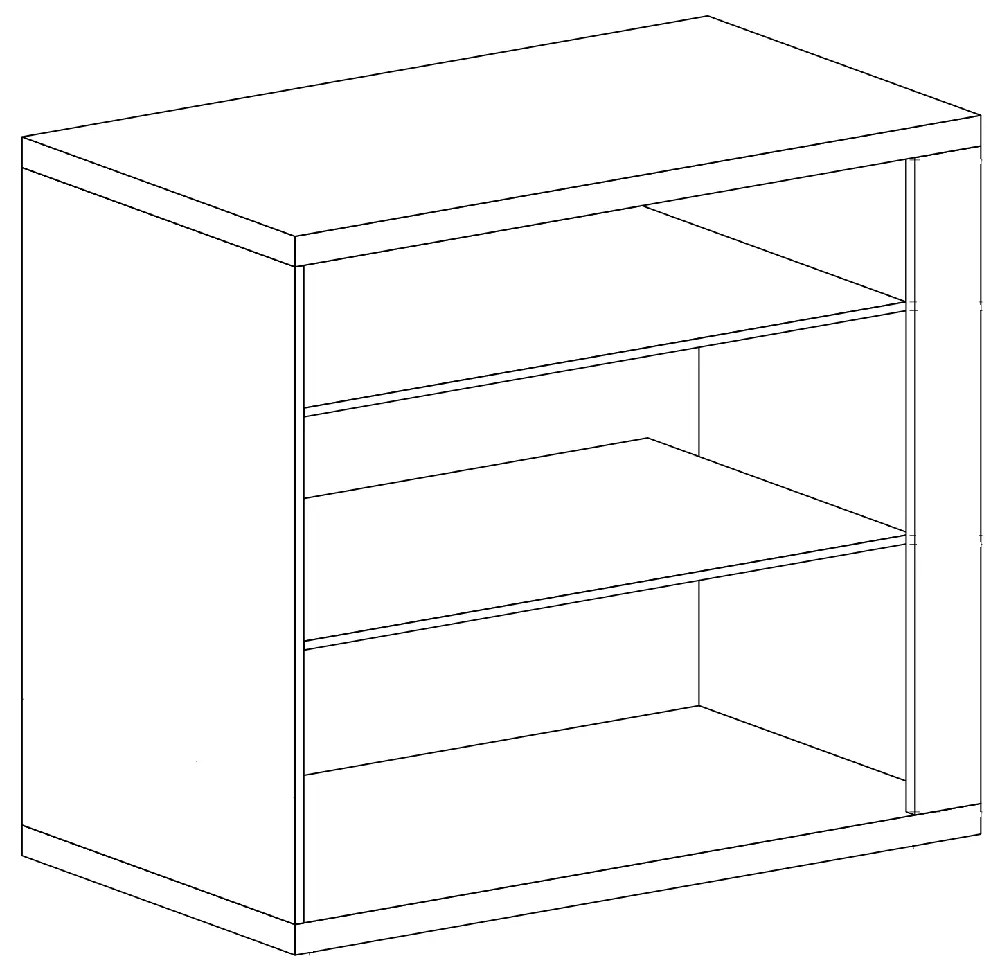 Natural - komoda N7 - dub ribbeck