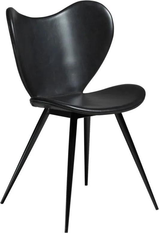 Černá koženková židle DAN-FORM Denmark Dreamer