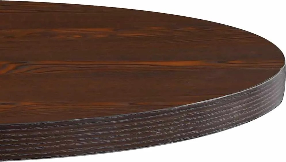 Bistro stolek tmavě hnědý 80 cm MDF 286425