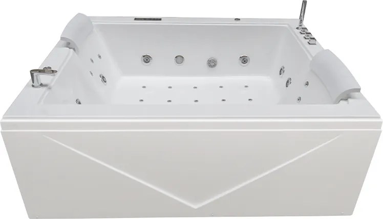 BPS-koupelny Hydromasážní vana DIABLO 666 II 180x150 s ohřevem vody