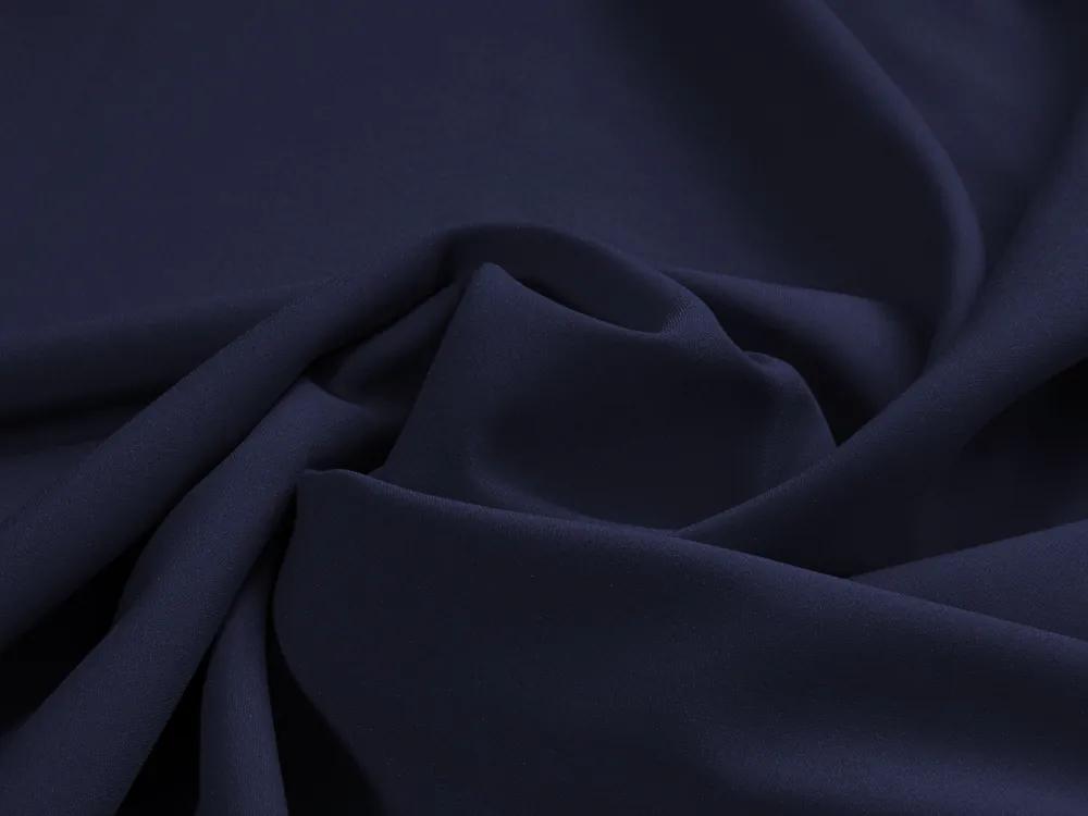 Biante Dekorační čtvercový ubrus Rongo RG-055 Temně modrý 110x110 cm