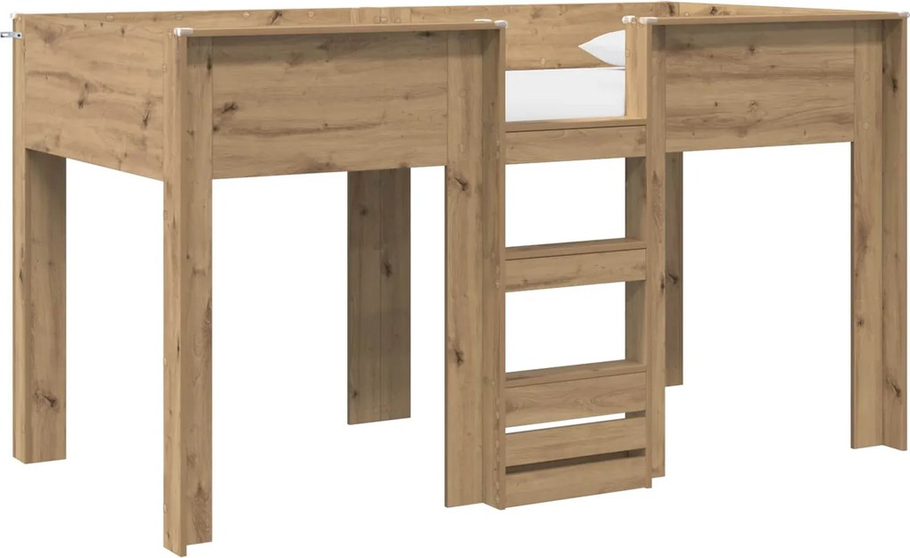 Patrová postel pro děti Artisanový dub 80 x 200 cm 3410490