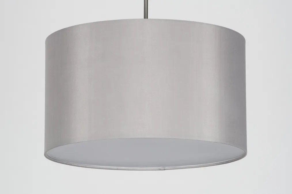 Závěsné designové svítido do obýváku Mombasa Silver Grey