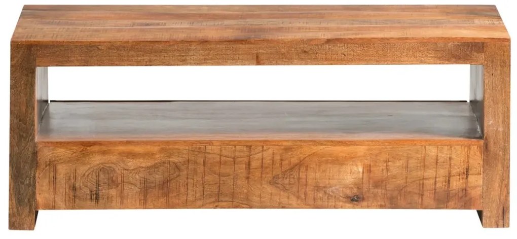furniture-nabytek.cz - Masivní TV stolek Countryside z mangového dřeva, lakovaný, hnědý – 115×45×55 cm