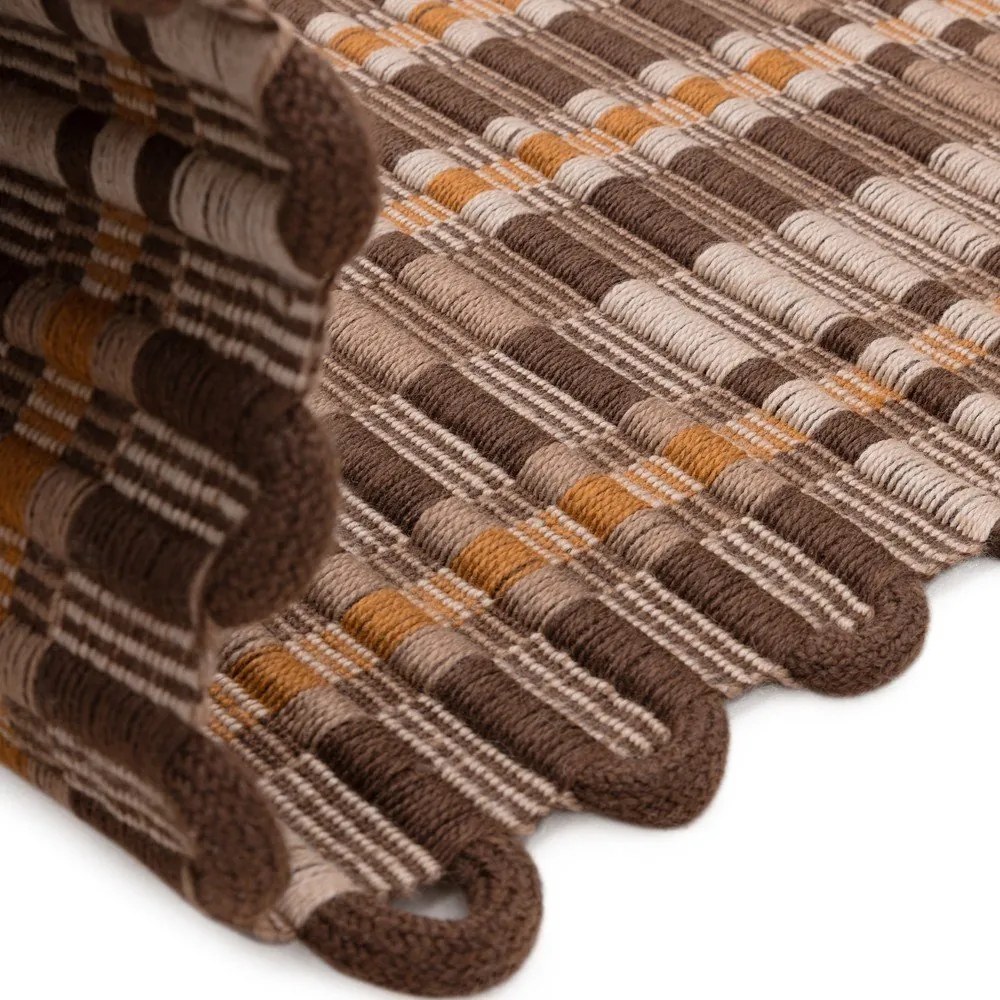 Hnědý ručně tkaný koberec 120x170 cm – Asiatic Carpets