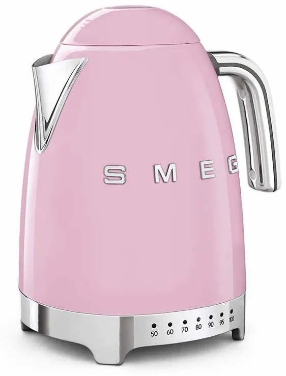 Rychlovarná konvice Smeg 50´s Retro Style s regulací teploty, růžová