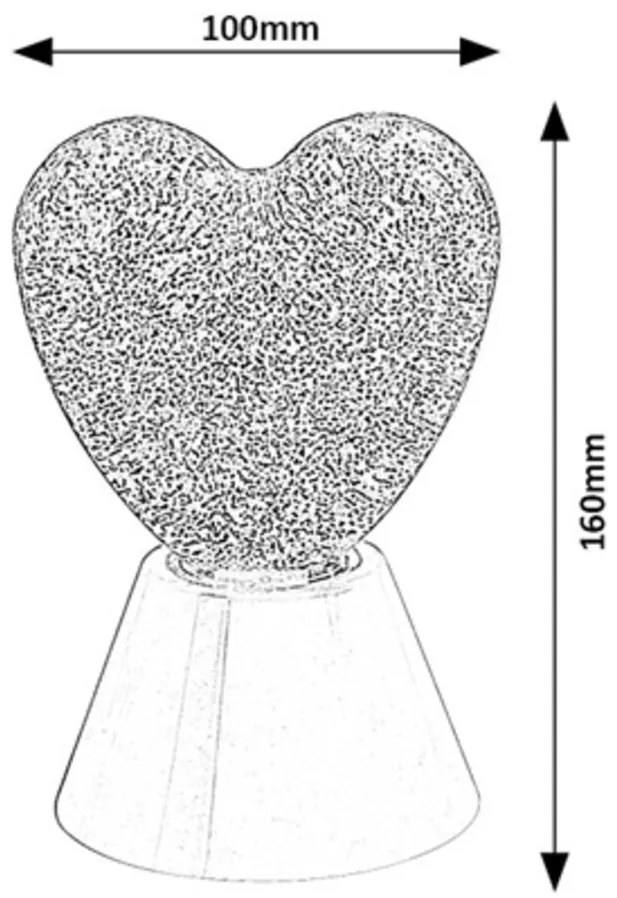 Rabalux SPARKLY LED dětská dekorativní lampička 76040