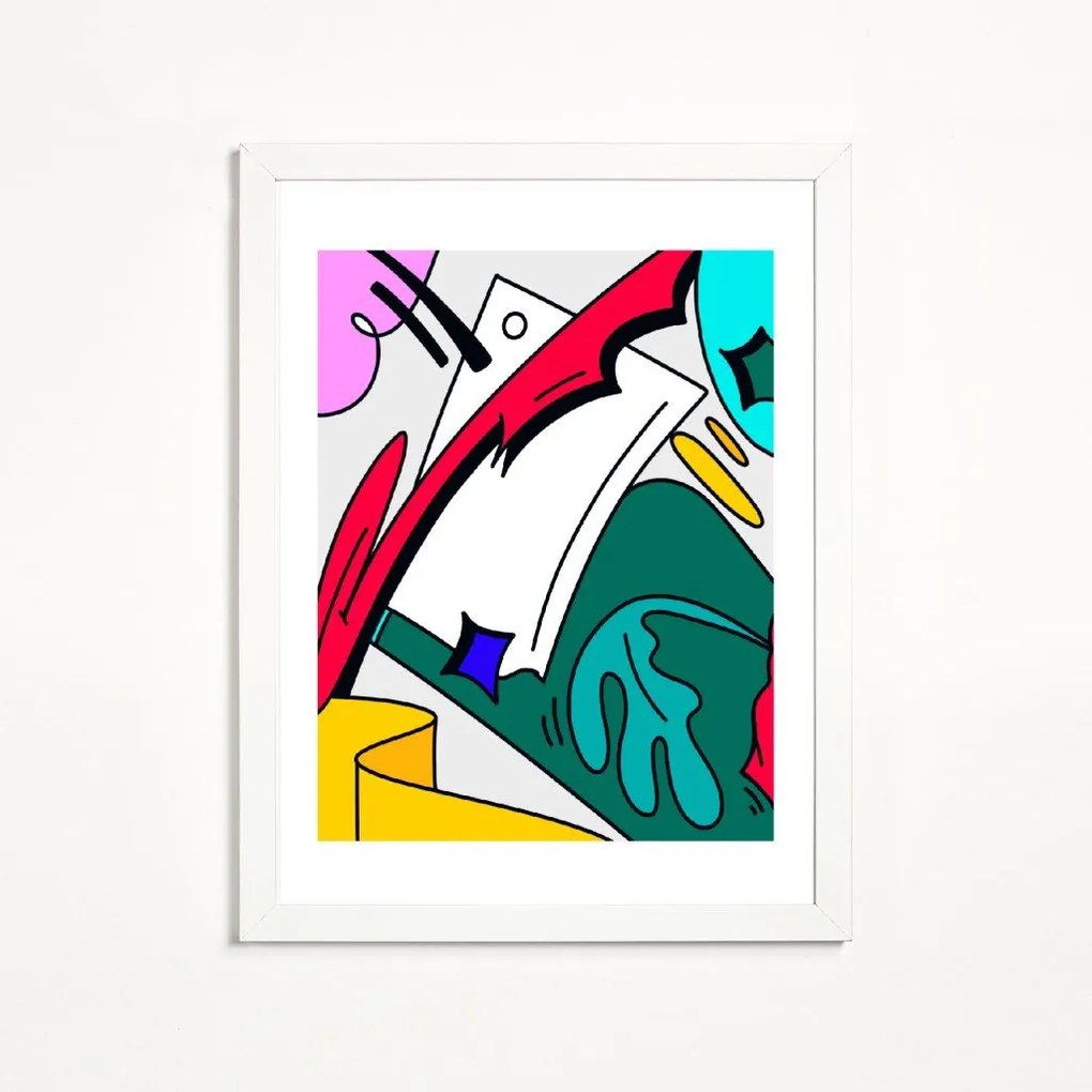 PAUSER | Cleaver I Rám: Černý, Velikost: 70 x 50 cm