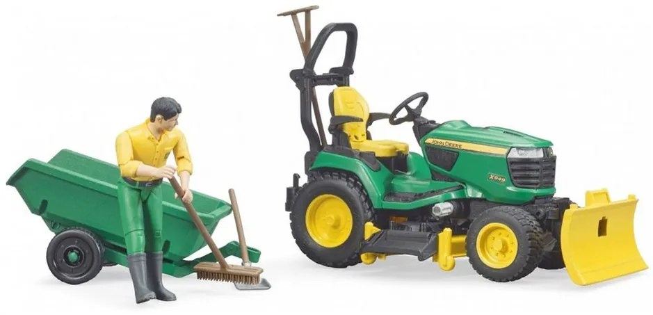 Bruder 62104 Zahradní traktor John Deere s figurkou