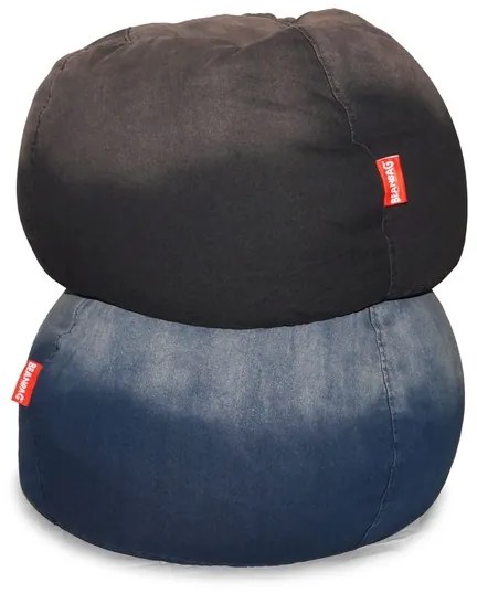 Sedací vak Jeans Round blue